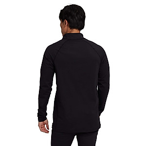 Burton Men's Heavyweight X Base Layer Quarter-Zip, True Black, XL