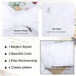 LADES 2 Pack Makeup Hair Headband, Bow Spa Headbands for Women Teen Girl Gifts Trendy Stuff, Soft Skincare Headband for Shower Washing Face