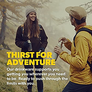 DOMETIC Thermo Tumbler, Stainless Steel, Vacuum Insulated with Splash Resistant Press-fit Function Lid (Moss, 20 Oz)