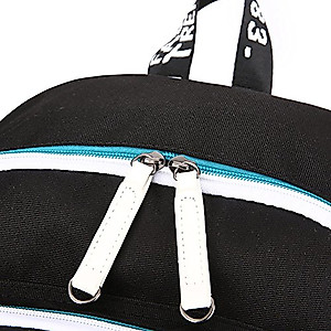 CHENMEILI SCP Printed Travel BackPack Laptop Bag College Bag Bookbag with USB Charging Port