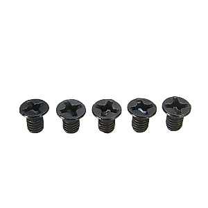 Ochoos 500pcs/set Alloy Steel Black Laptop Computer Screws Assemble Set for Universal Computer Hardware Tool with Screwdriver