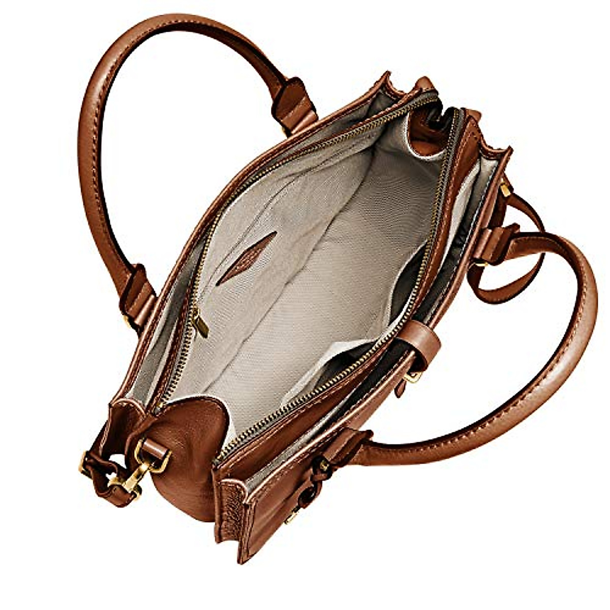 Fossil Women's Ryder Leather Satchel Purse Handbag