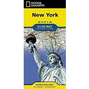New York Map (National Geographic Guide Map)