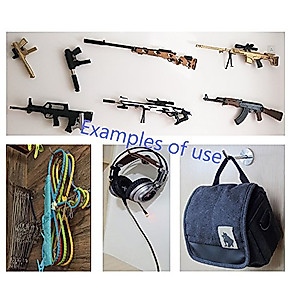 NELXULAS Brushed Stainless Steel Single Heavy Duty Long Nose Wall Mount Hook, Fit for Kitchen,Bedroom,Living Room, Bathroom,Closets,Set of 4 in Pack (4)