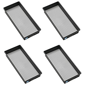 Madesmart Housewares 95-29656-06 15" x 6" x 2", Granite Trays/ Bins For Kitchen Storage & Organization - Quantity 4