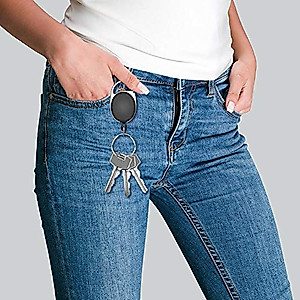 Selizo 6 Packs Retractable Badge Holder ID Carabiner Badge Reels Retractable Key Holders Keychains with Key Ring, Assorted Colors