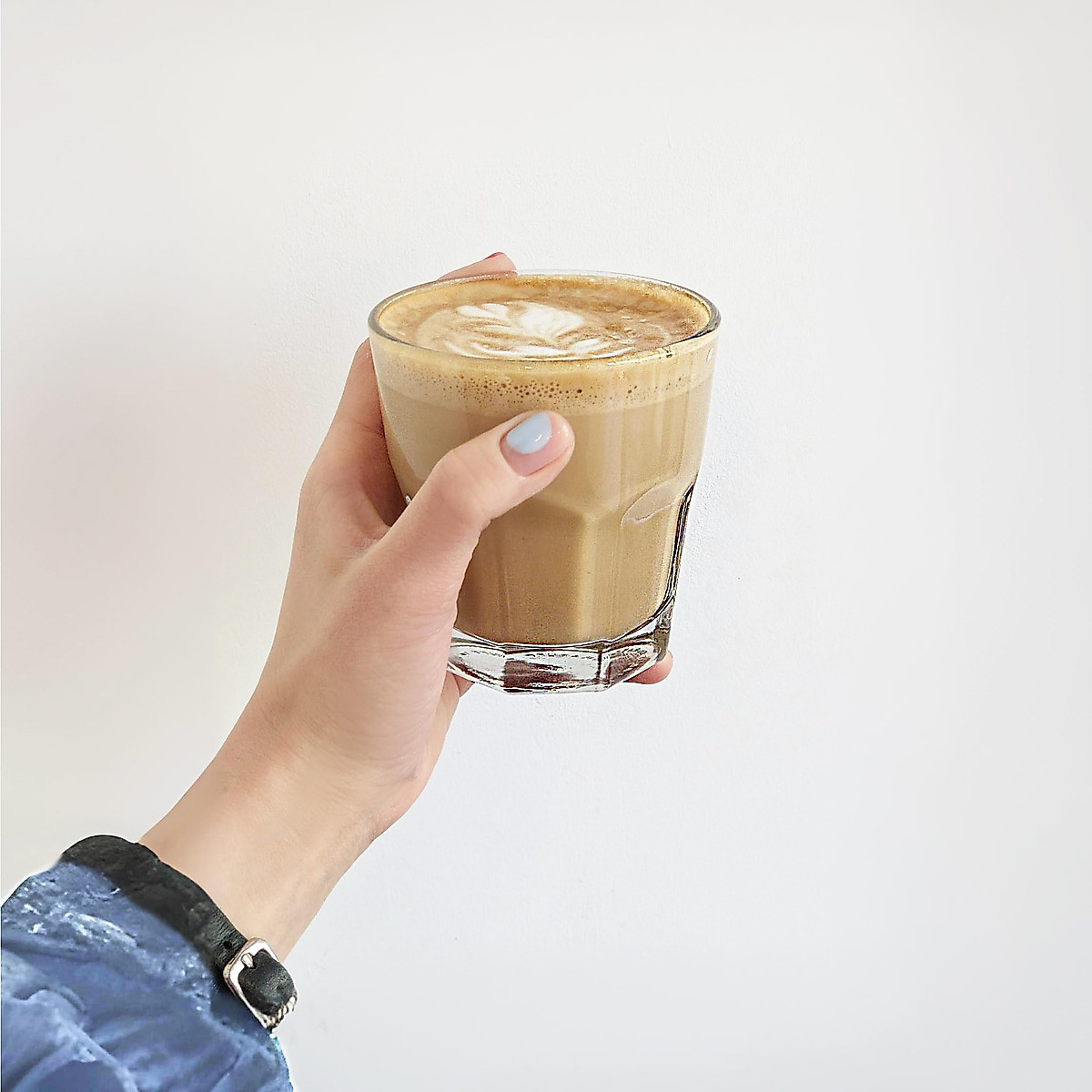 ECODECO 4 Cocktail Glasses - 9 Ounce - Gibraltar Old Fashioned Rocks Tumblers - w/Straws