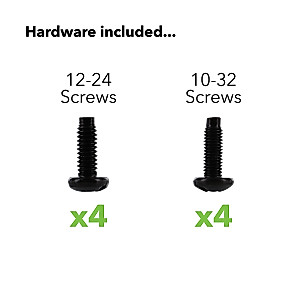 NavePoint Cantilever Server Shelf Rack Mount 19 Inch 2U Black 2 Piece Set Center Weighted