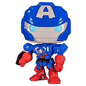 Funko Pop Marvel Avengers Mech Strike #829 - Captain America Glow in The Dark - Exclusive Special Edition Marvel Pop!
