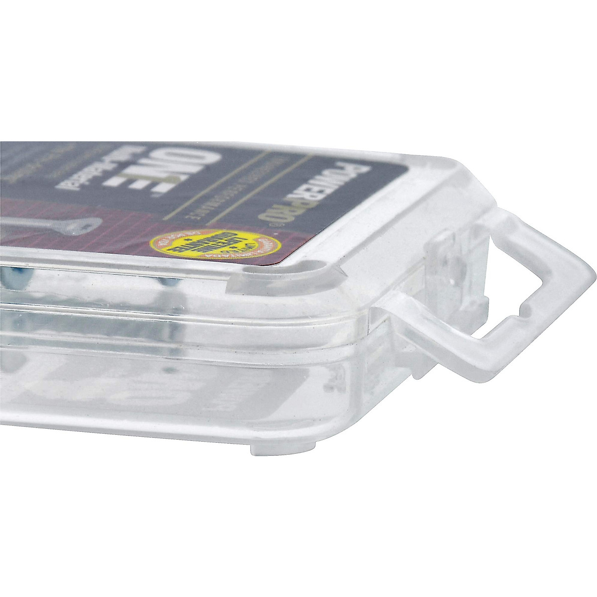 Power Pro Premium One Multi-Material Flat Head Screws, Zinc Plated Steel, Fasten in Wood, Metal, Concrete, Drywall and Plastic, Silver, #8 x 1 inch, Box of 35 Screws