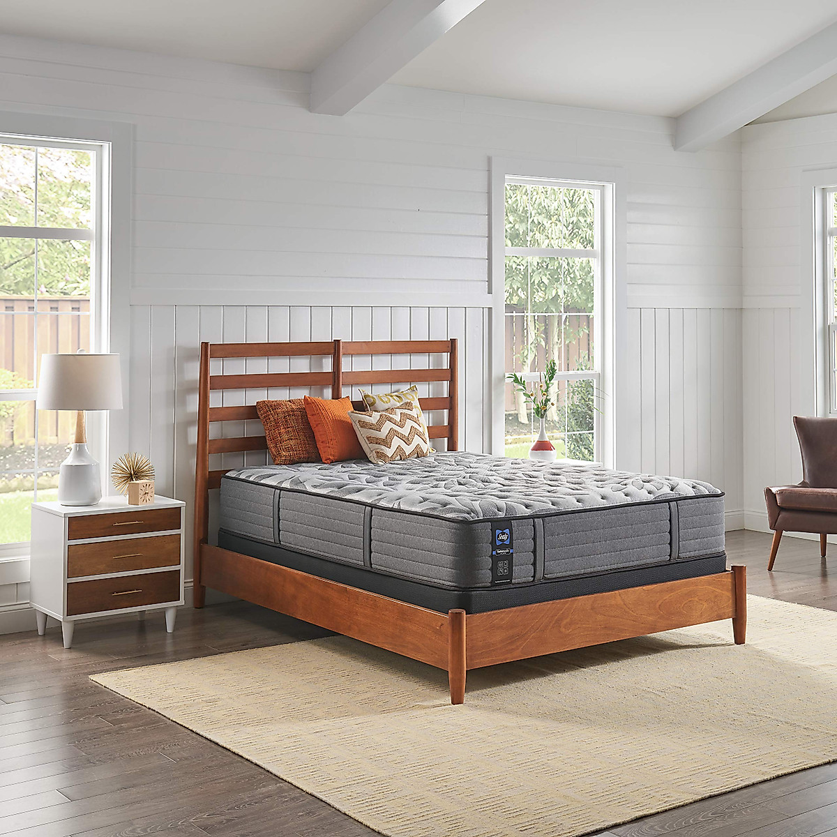 Sealy Posturepedic Plus Mattress with Surface-Guard, Tight Top 12-Inch Ultra Firm, Twin XL, Grey