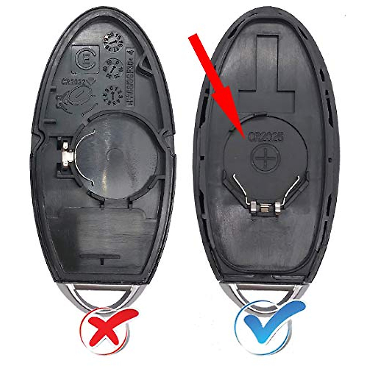 4 Buttons Replacement Key Fob Cover Case fit for Nissan Altima Maxima Murano Infiniti Q50 G37 Keyless Entry Key Fob Shell