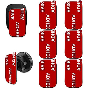PKYAA Sticky Adhesive for Car Mount, Adhesive Replacement Pads for Dashboard Magnetic Phone Holder, 6 Pcs Double-Sided Sticker Pads Compatible with Stick-on Magnetic Car Mount Base