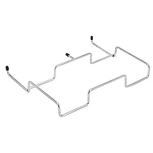 GOTOTOP Outdoor Trash Can Bracket,Metal Hanging Garbage Bags Plastic Holder Garbage Table Rack for Kitchen, Pantry, DormRoom, Camping, Hiking 13.6 x10.2 X 1.8