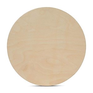 Wood Circles 17 inch 1/2 inch Thick, Unfinished Birch Plaques, Pack of 3 Wooden Circles for Crafts and Blank Sign Rounds, by Woodpeckers