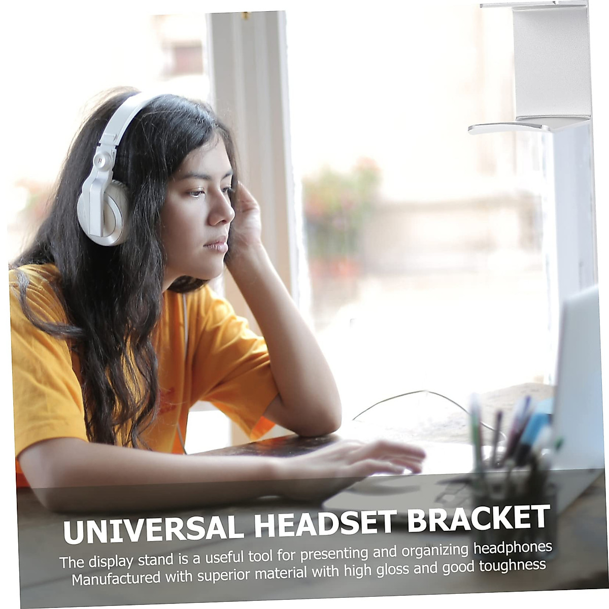 UKCOCO Sturdy and Sturdy Headset Stand Aluminum Alloy Brackets for Gaming Headphones Prevent Scratches