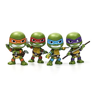 The Loyal Subjects Teenage Mutant Ninja Turtles Limited Edition SDCC 2023 3-inch CheeBee '80's Cartoon' Turtles 4-Pack