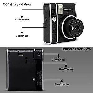 Fujifilm Instax Mini 40 Instant Film Camera with Twin Film Pack (20 Exposures) Bundle (2 Items)