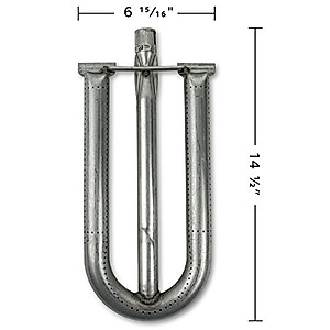 Music City Metals 12461 Stainless Steel Burner Replacement for American Outdoor Grill Gas Grills 24NB, 24NG, 24NP, 24PC, 30NB, 30PC, 36NB, 36PC