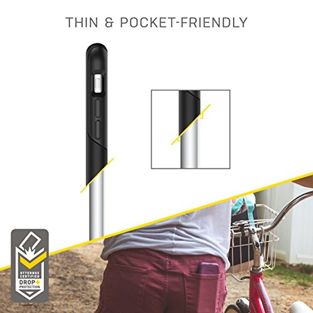 OtterBox COMMUTER SERIES iPhone 6/6s Case - Frustration Free Packaging - BLACK