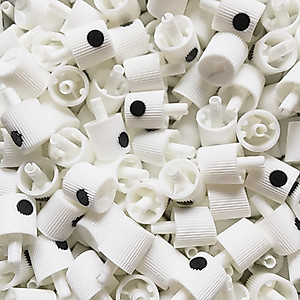 Generic Spray Paint Caps for Rust-Oleum Farm and Implement Spray Paint, (6) Pack OEM Direct Fitment Caps…, White/Black