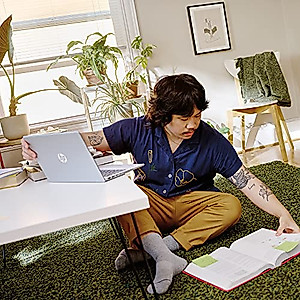 HP 14 inch Laptop, HD Display, AMD Athlon Gold 7220U, 4 GB RAM, 128 GB SSD, AMD Radeon Graphics, Windows 11 Home in S Mode, 14-em0010nr (2023),Silver