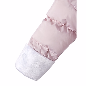 Cremson Girls Boys Newborn Infant Baby Puffer Carbag Pram Bag Snowsuit Bunting - Pink (Size 0/6 Months)