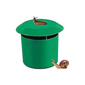 Snail Trap,Snail Cages Snail Trap with Roof - Snail Catch Box Durable and Reusable Slugs Trap Plant, Useful Garden Tools Aquarium Fish Tank Accessories