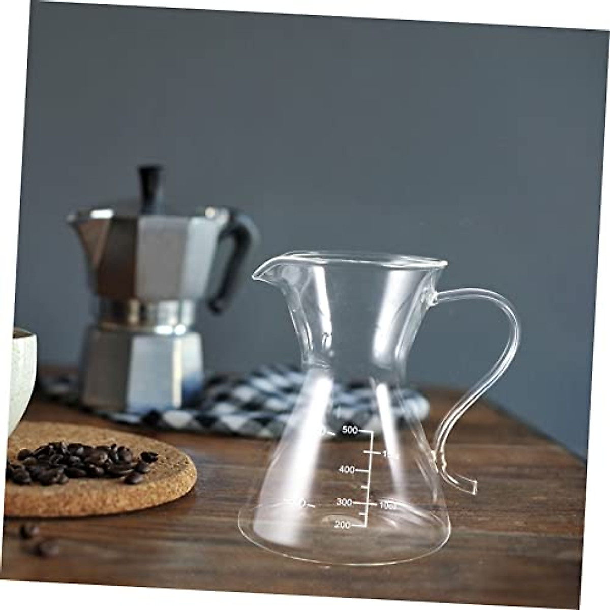 Pour over Coffee Maker Manual Espresso Machine Espresso Machines for Home Stainless Steel Espresso Maker Drinking Pitchers Metal Tea Kettle Hand Drip Coffee Tea Pot Coffee Holder teapot