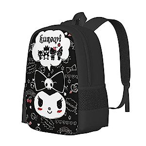 ZOUJI Cute Backpack For Girls Women Cartoon Backpacks Lovely 17 Inch Bookbag Lightweight Cute Travel Backpack Gifts