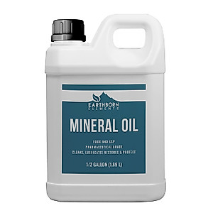 Earthborn Elements Mineral Oil 64 fl oz, Pure & Undiluted, No Additives