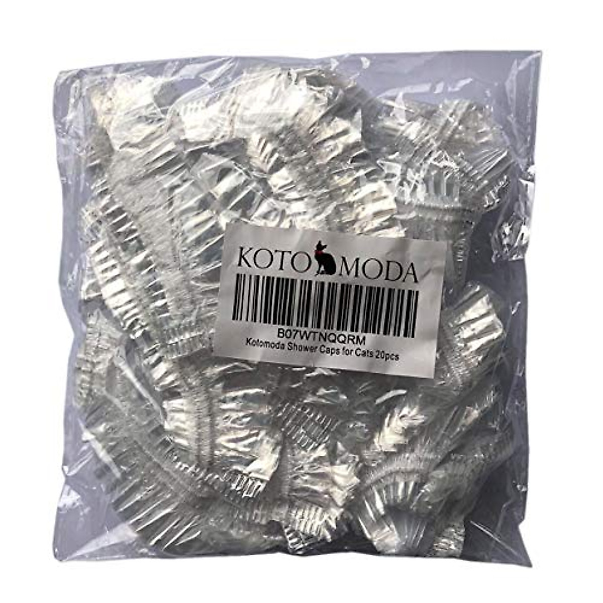 Kotomoda Shower Caps for Sphynx Cats and Small Pets 20pcs