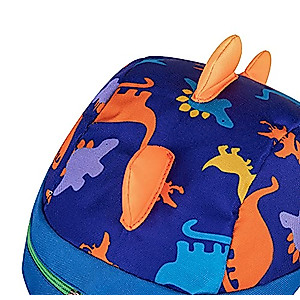 YUPING Toddler kids Dinosaur Backpack Book Bags with Safety Leash for Boys Girls (Style:1 Dark blue)