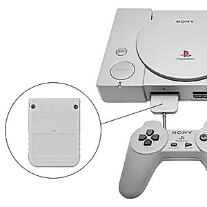 PS1 Memory Card 1MB High Speed Game Memory Card for Playstation One PS1 Memory Card