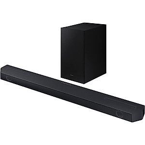 SAMSUNG HW-Q600B 3.1.2ch Soundbar w/Dolby Audio DTS:X (2022) HW-Q600B/ZA Bundle with Sony RF400 Wireless Home Theater Headphones and 2 Deco Gear HDMI Cables