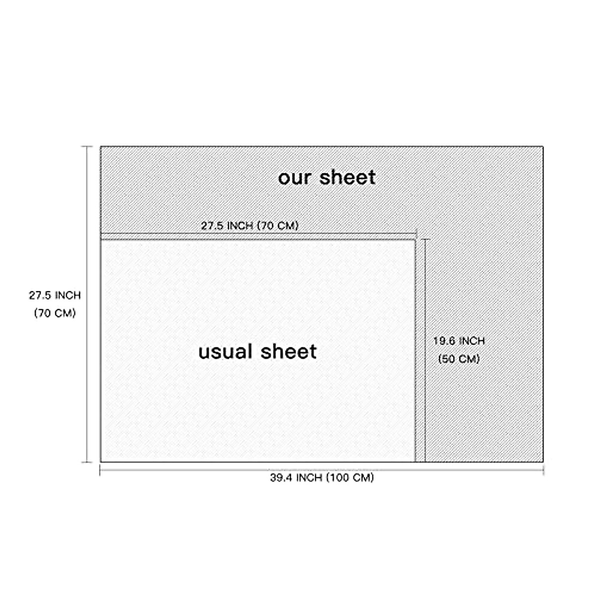 MAYPLUSS Wrapping Paper Large Sheet - Folded Flat - 6 Different Baby Girl Design (45.2 sq.ft.ttl) - 27.5 inch X 39.4 inch Per Sheet