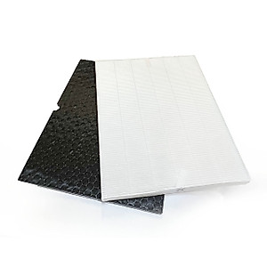 Nispira 116130 5500-2 Air Purifier Replacement Filter H for Winix 5500-2 AM80 True HEPA Activated Carbon 16.25 L x 12.5 W x 1.5 TH, 2 Sets