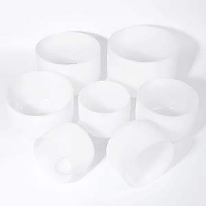 432 Hz 8-16 inch Quartz Set of 7 PCS Crystal Singing Bowl Sound Healing