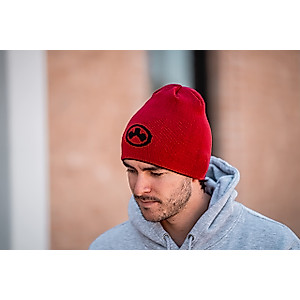 Magpul Standard Reversible Icon Beanie, Black/Red, One Size