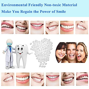 Tooth Repair Kit-Thermal Beads for Filling Fix The Missing and Broken Tooth or Adhesive The Denture Fake Teeth