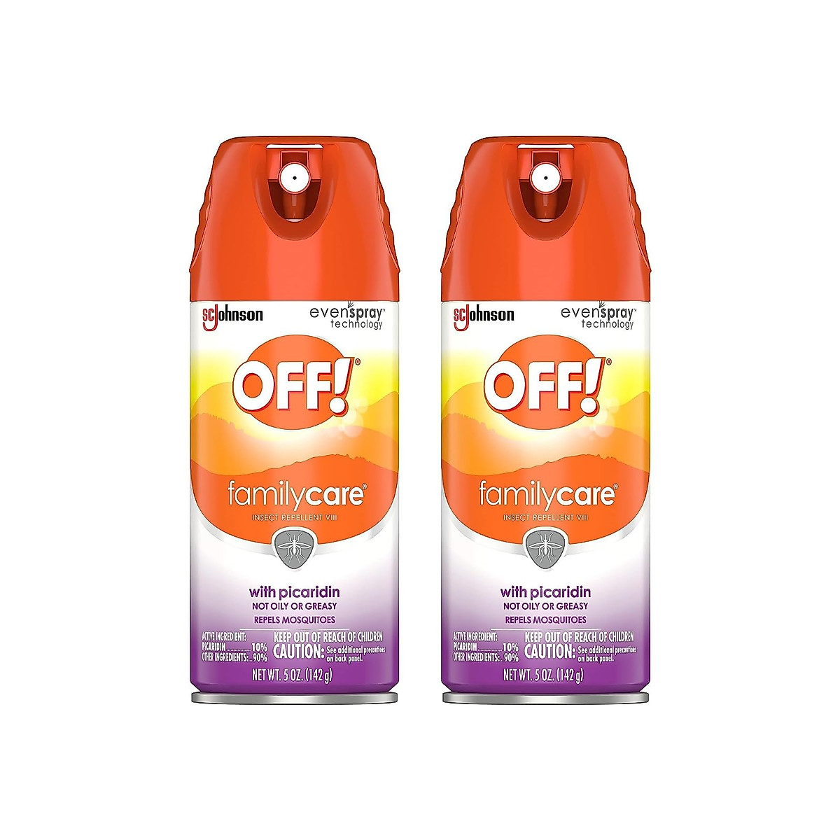 OFF! Family Care Picaridin Aerosol, 5 Ounce (Pack of 2)