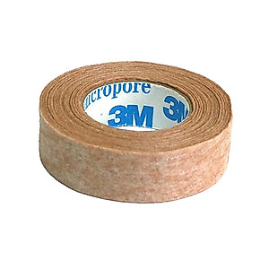 3M Micropore Paper Tape - 1/2" x 10 yds Tan - - Box of 24