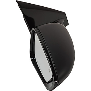 Kool Vue Driver & Passenger Side Power Heated Mirrors for Chrysler 200 2015-2017 With Blind Spot Monitor; Without Signal Light, Memory, Puddle Lamp & Auto-Dimming Paintable