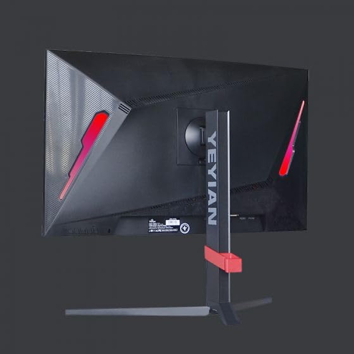 YEYIAN Sigurd 3001 27” Curved PC Gaming Frameless LED Multistand Monitor, 1080P HD, 165Hz, 1ms, 3000:1, 16:9, 178°, 16.7M Colors, G-Sync, FreeSync, DP/DVI/HDMI, Speaker, Tilt/Height/Pivot Adjustable