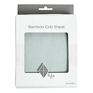 Kyte BABY Soft Crib Sheets Made from Bamboo Rayon Material (Sage)