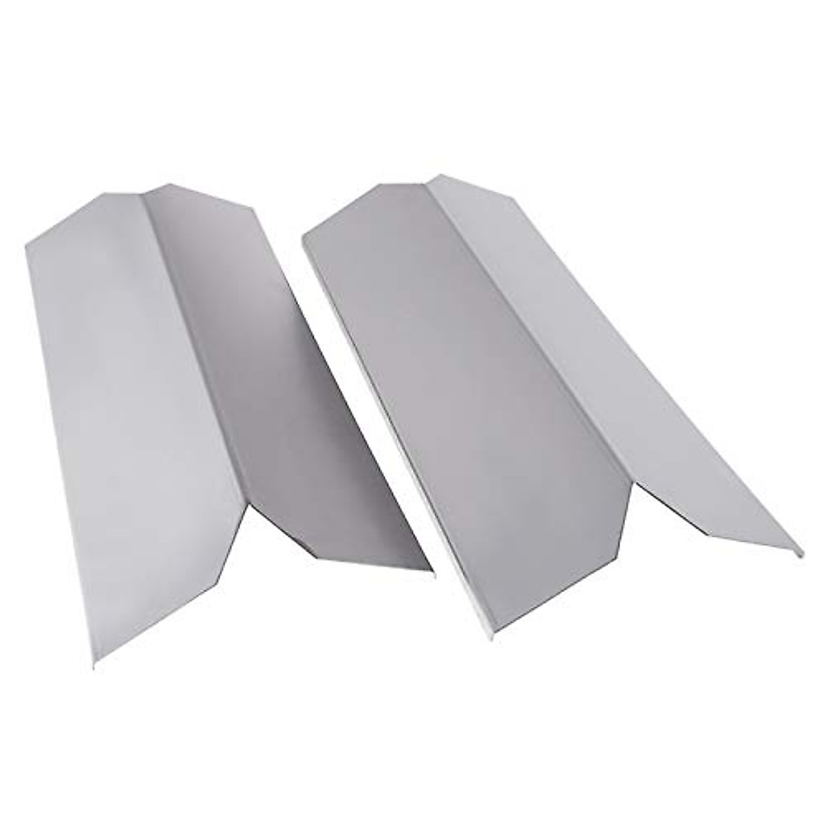 BBQration 2-Pack Stainless Steel Heat Plates Replacement Parts for Kitchen Aid 720-0891B, 720-0891R, 730-0891B, 730-0891R, 720-0891CA 730-0891H 730-0891R and More