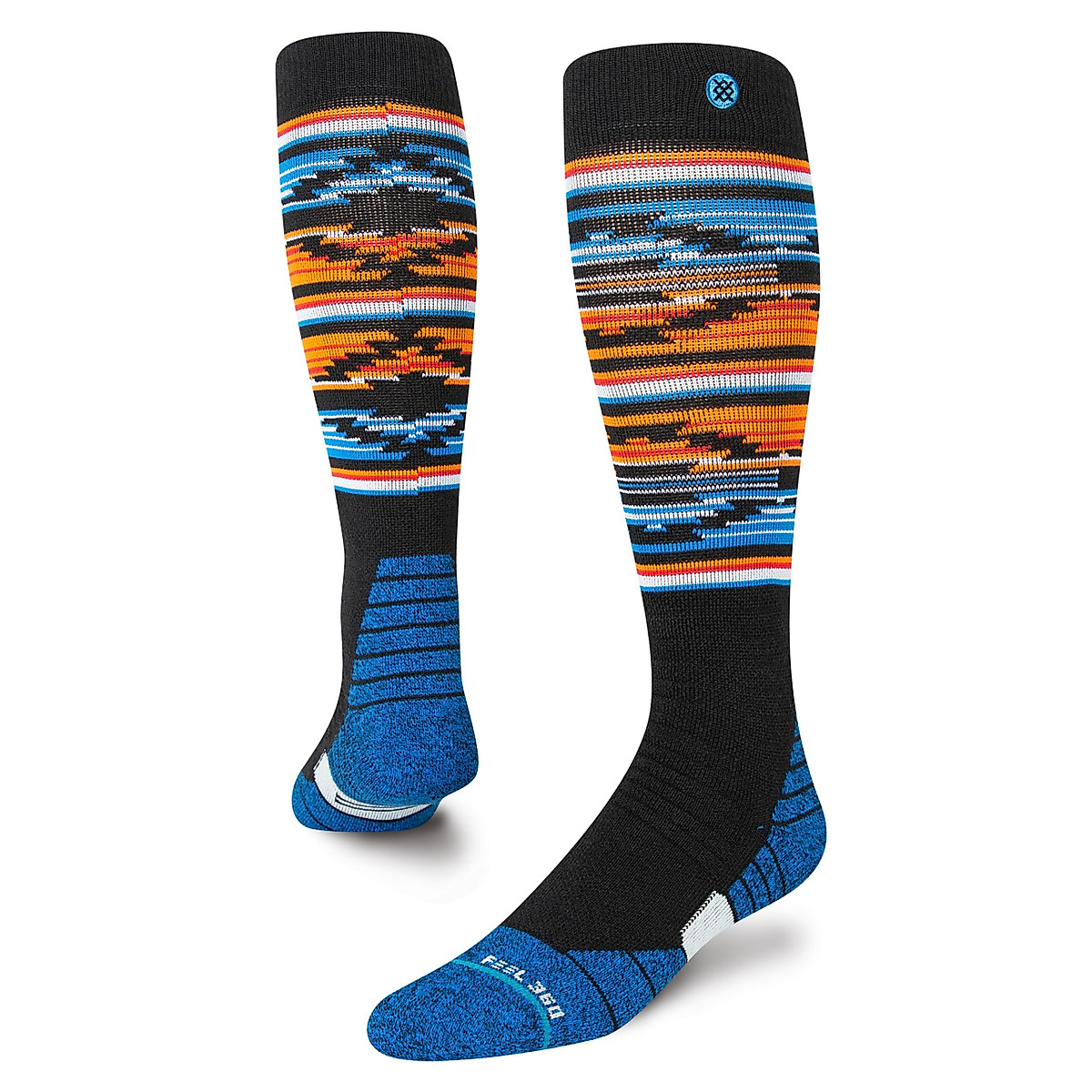 Stance Serape Dos Socks (Medium, Navy)
