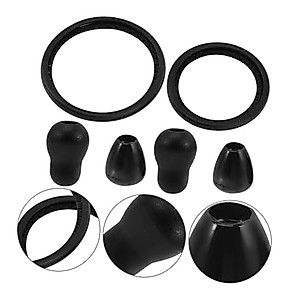 OSOLADY 2 Sets Accessories Bell Cover Diaphragm Replacement Medical Parts Ear Tips for Diaphragm for Black
