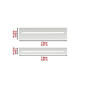 Holmer Guitar Luthier Tools with 15 Blades Feeler Gauge Metric, String Action Gauge Ruler, Fingerboard Fretboard Radius Gauge Measuring Tool, 2 Fingerboard Guard Protectors. (Chrome)