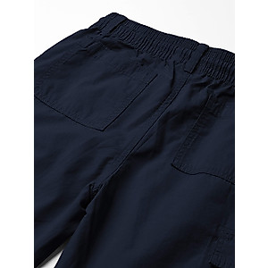 The Children's Place boys Pull on Slim Cargo Pants, New Navy Single, 8 US